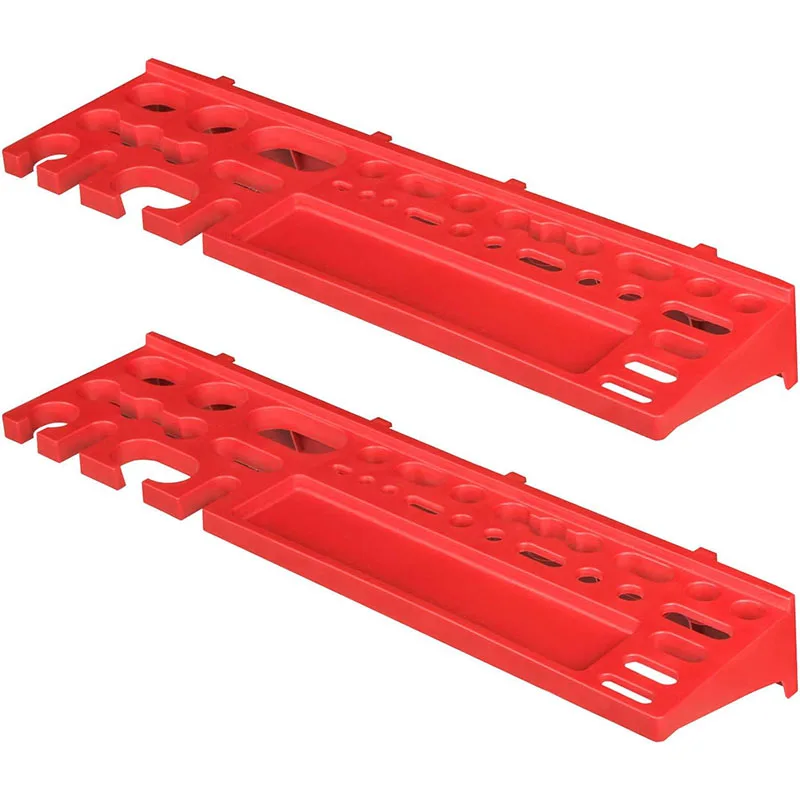 Workshop Shelving Storage System 1152 X 780mm Wall Shelf With 44pcs Red ...