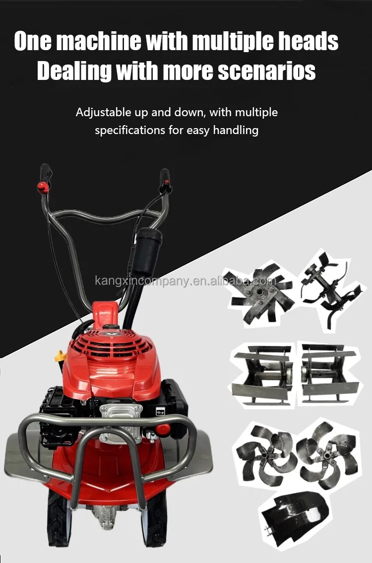 High Performance 6hp Vertical Shaft Engine Power Tiller Rotary ...