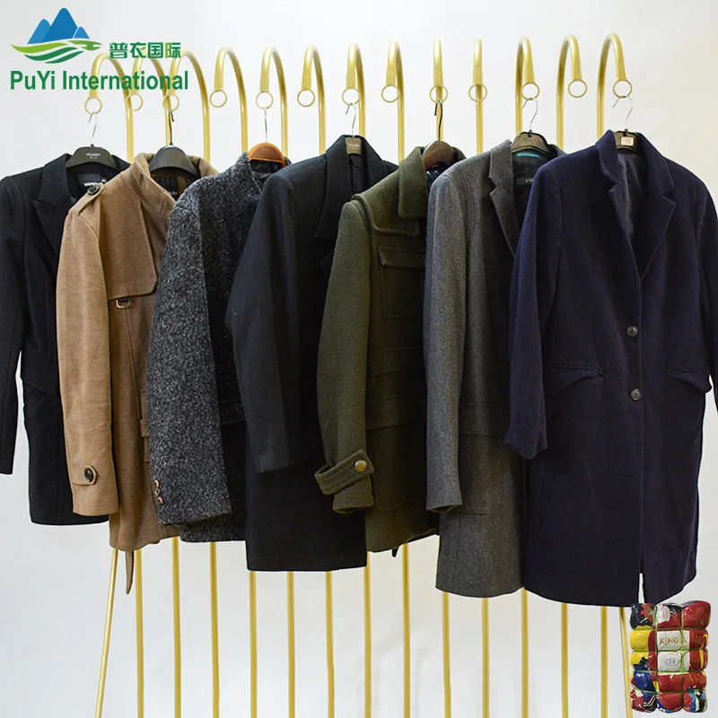 Men's Worsted Coats Jacket Brand Used Clothes Used Clothing In Bales ...
