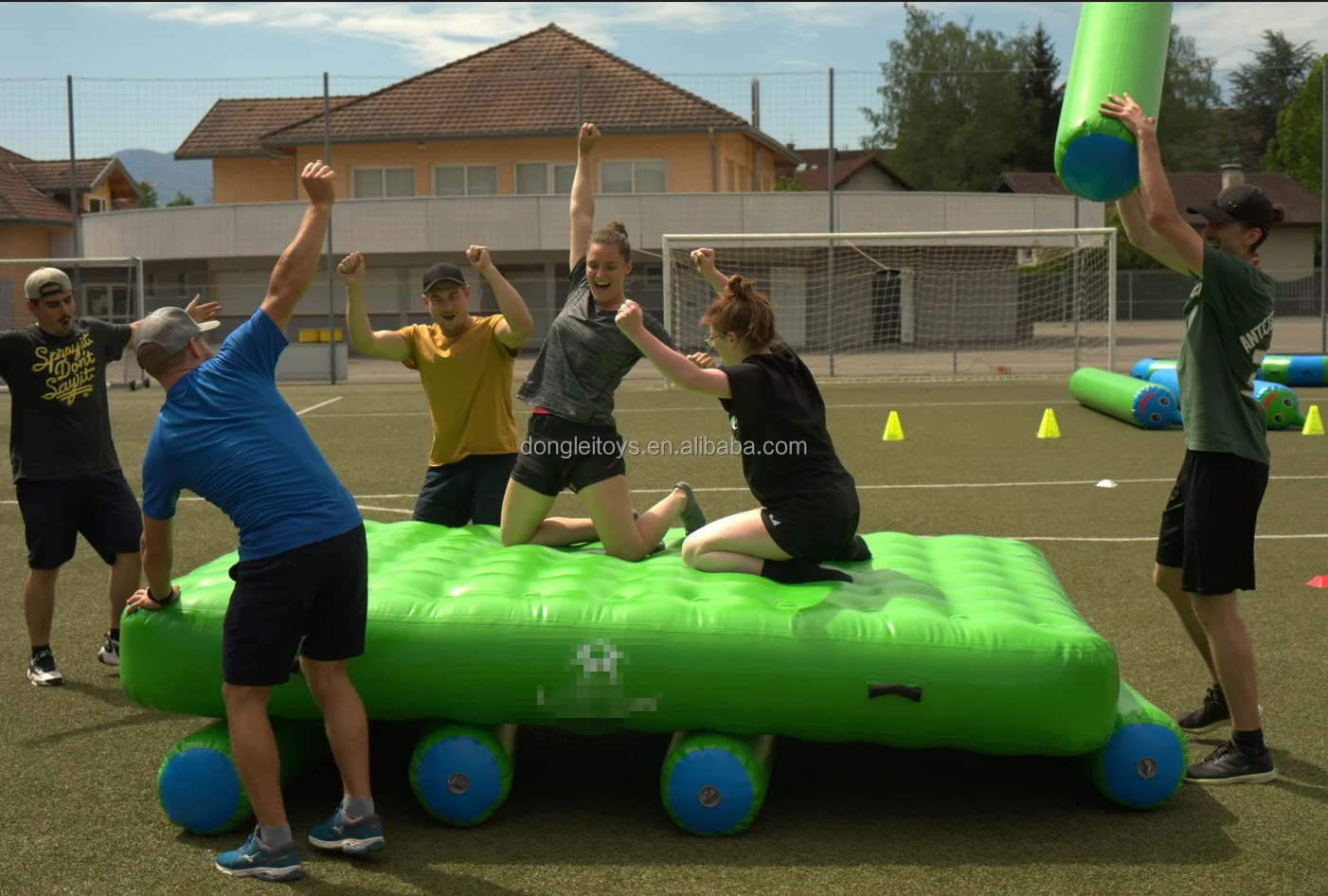 Inflatable Tank Team Building Activities - Fun & Challenges