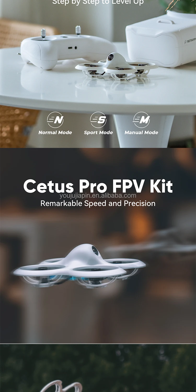 Betafpv Cetus Pro Kit Quadcopter: Brushless FPV Drone for Beginners ...