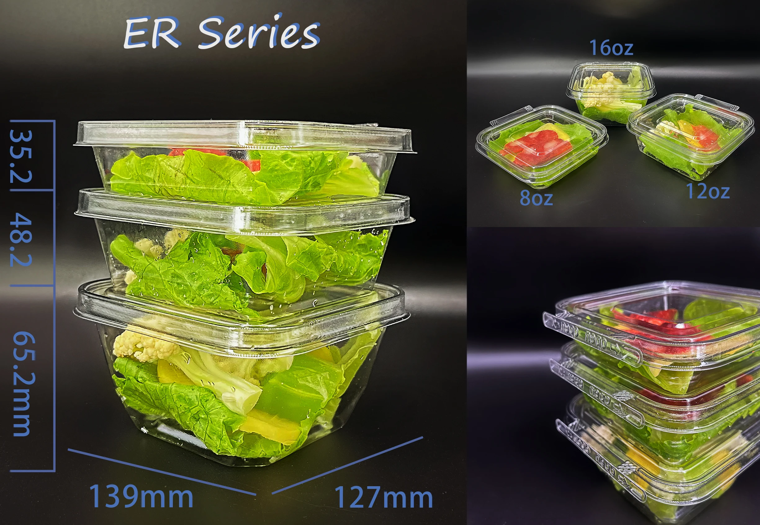 Mousse Cake Cup Tiramisu Container with Lid Square Plastic Dessert ...