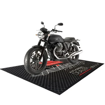 Custom Printed Race Car Garage Pit Mat Moto Dirt Track Nylon Rubber ...