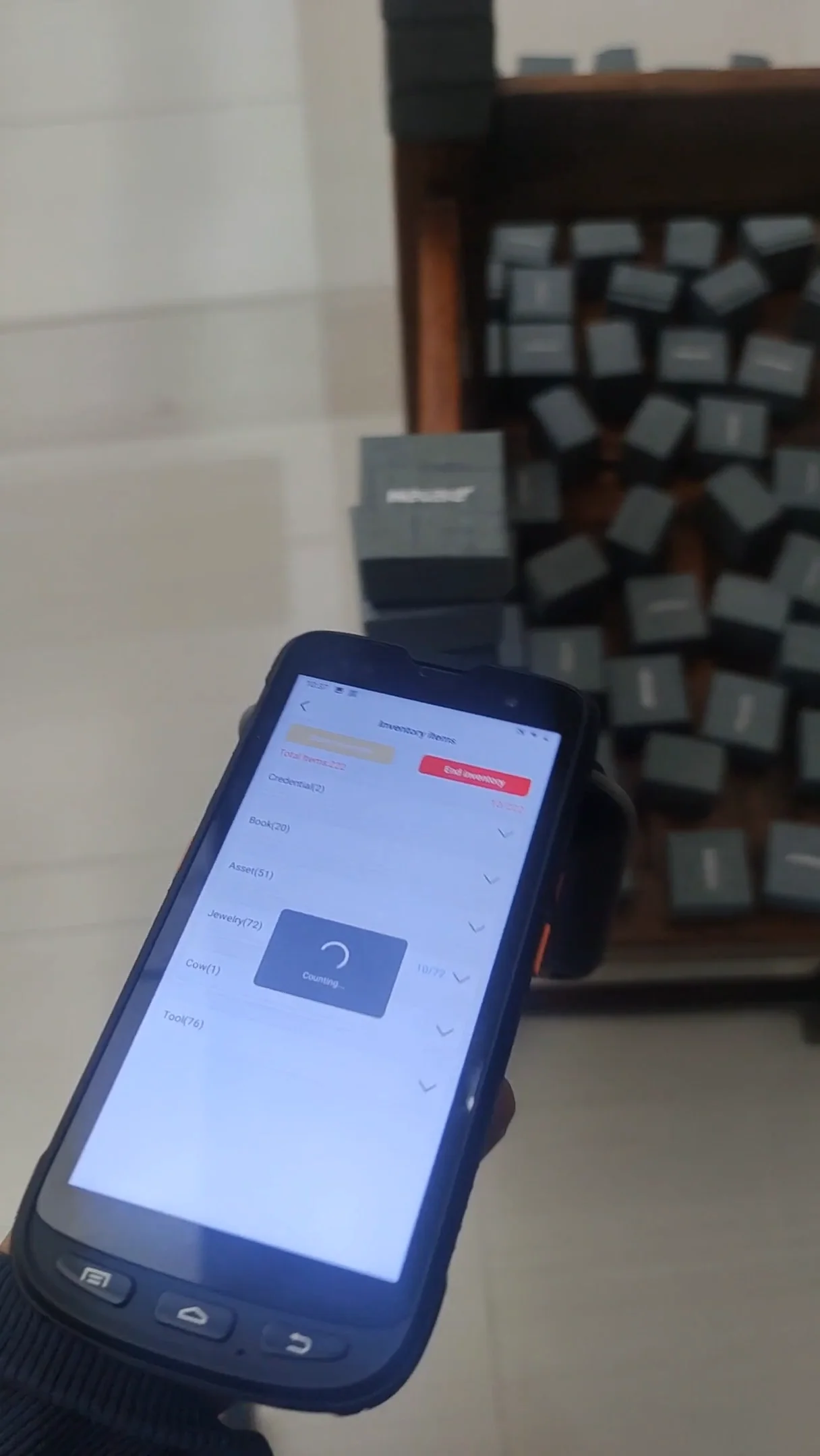 Bx6100-lector De Rfid Uhf Portátil,30m De Largo Alcance,Android 10 ...