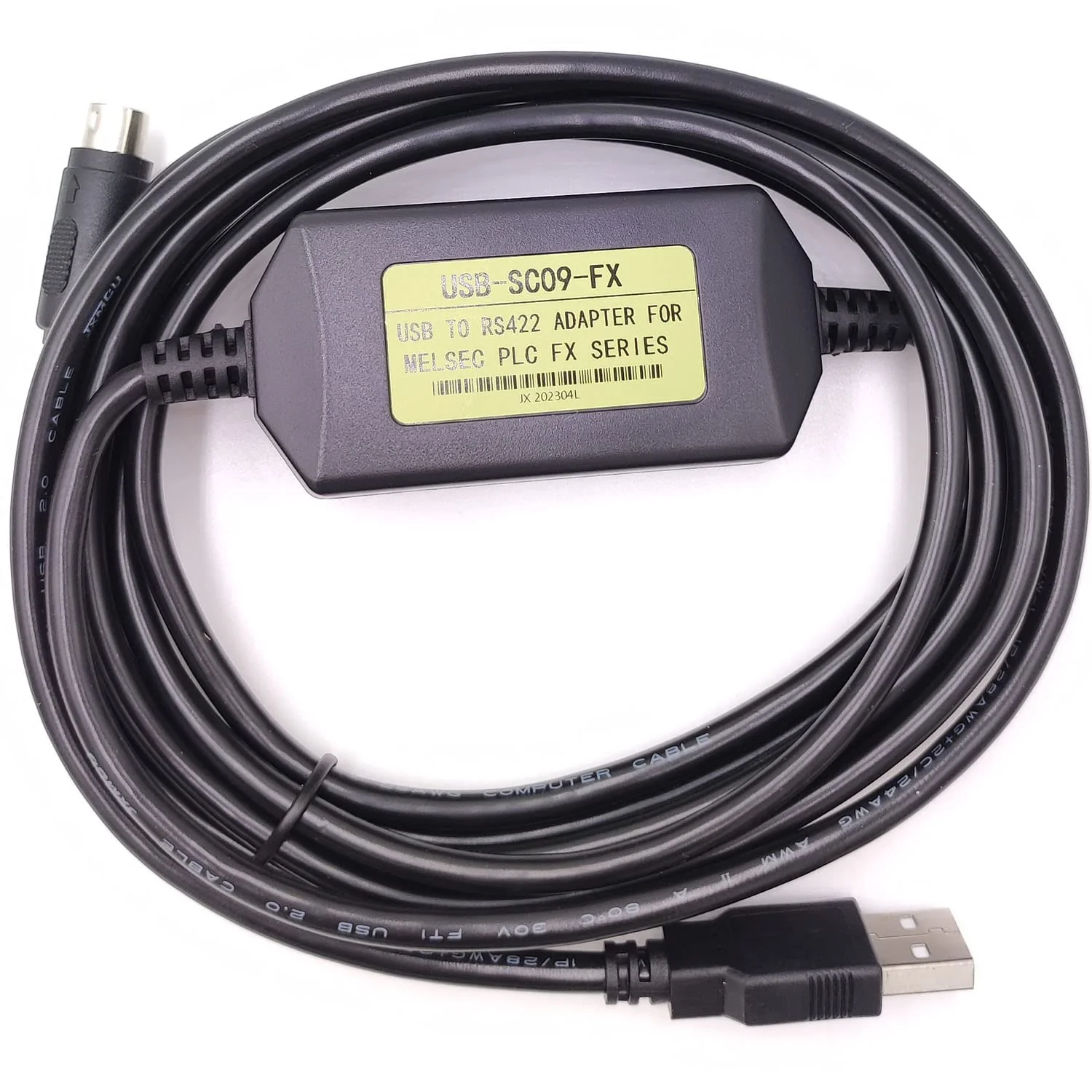 Aismartlink USB-SC09-FX USB Programming Cable for Mitsubishi MELSEC USB ...