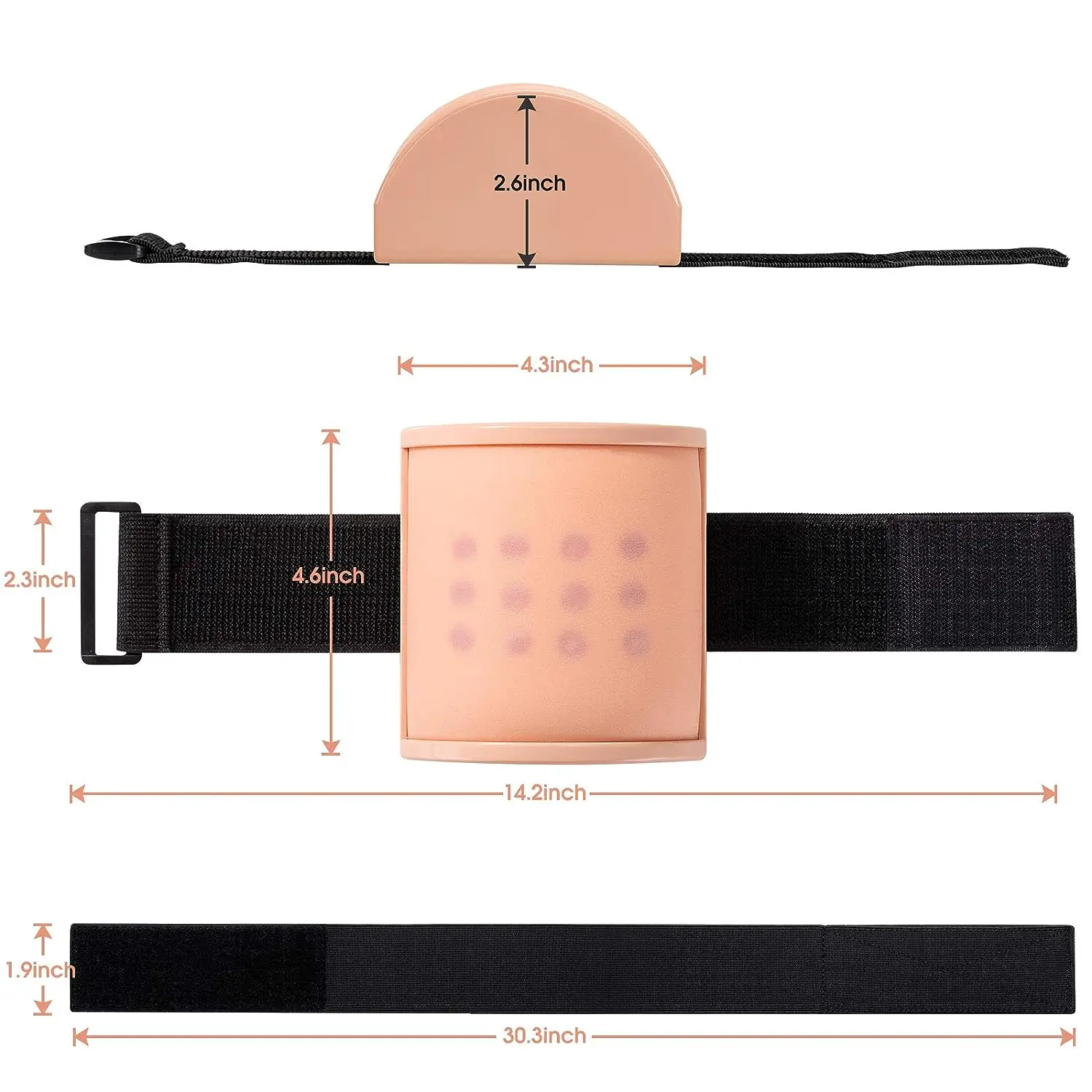 Injection Practice Pad - 3 in 1 Training for Medical Students