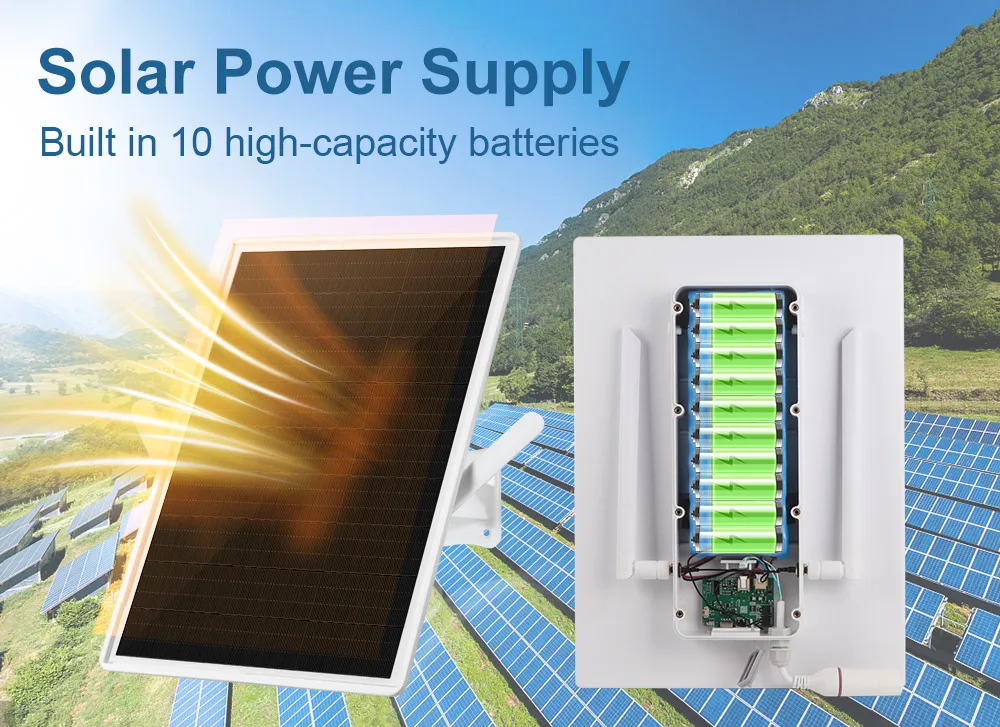 LS VISION 4G Solar Router - Outdoor Wireless 4G LTE, IP66 Waterproof ...