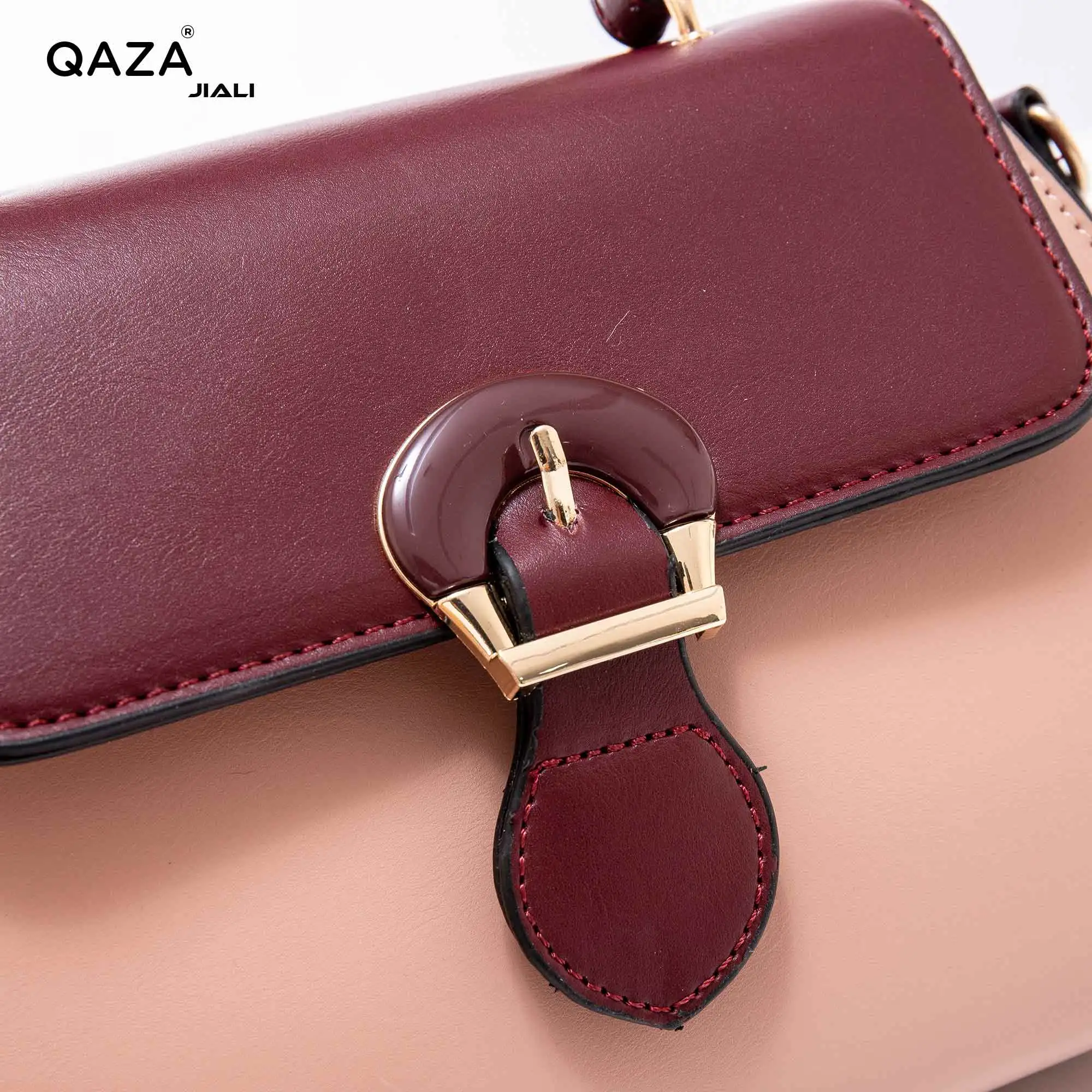 QAZA Jiali Casual Fashion New Simple PU Handbag Messenger Lightweight ...