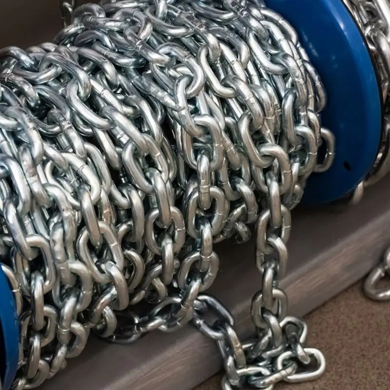 Anchor Chain Hot Dip Galvanized Ordinary Mile Type Welded Steel Link ...