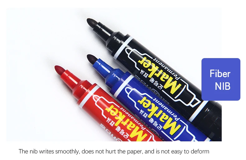 Custom Logo New Office Stationery Set Marker Markel Pen With Fiber Nib ...