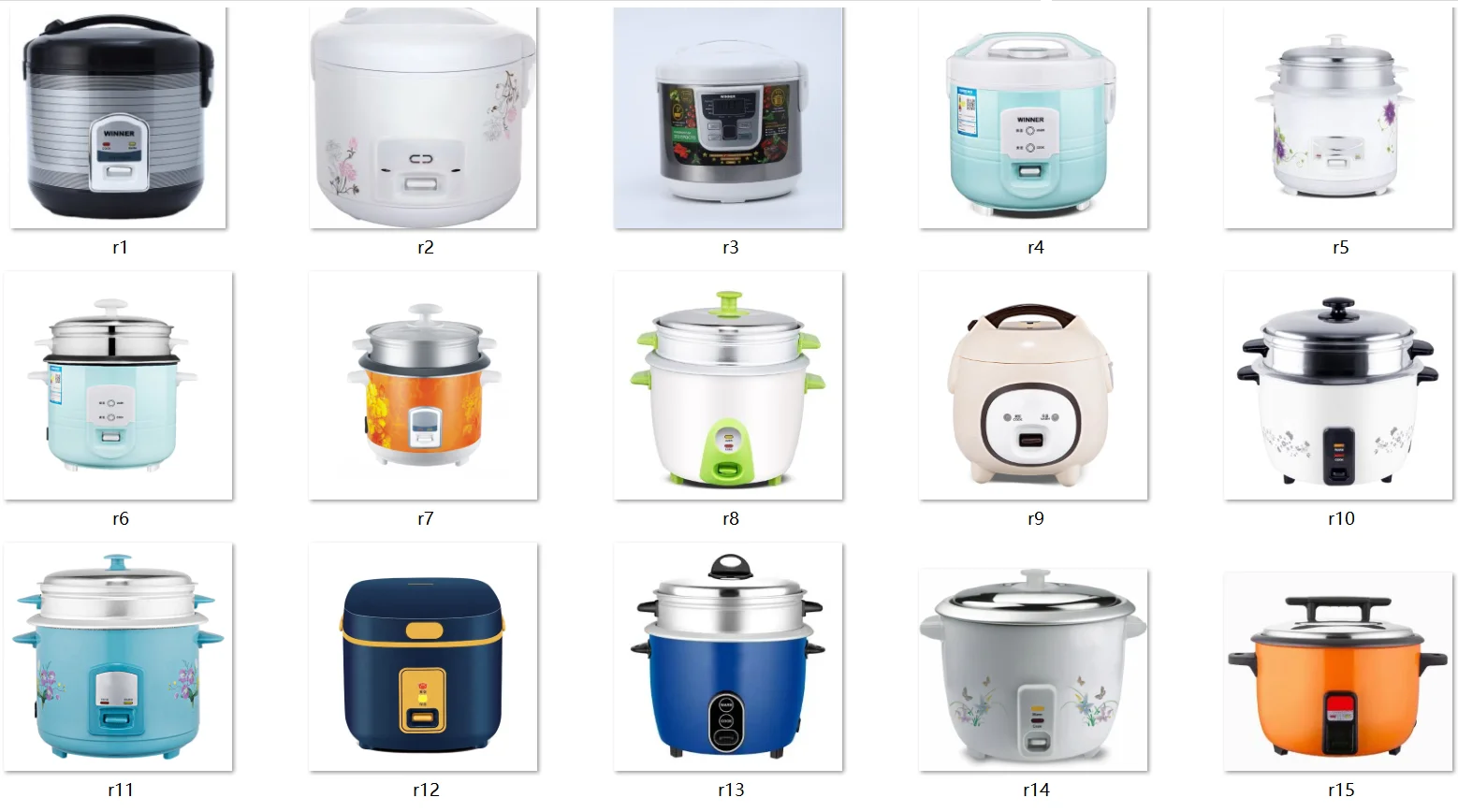 Wholesale Lower Price Non-Stick Rice Cooker 5L Smart Printing Shell ...