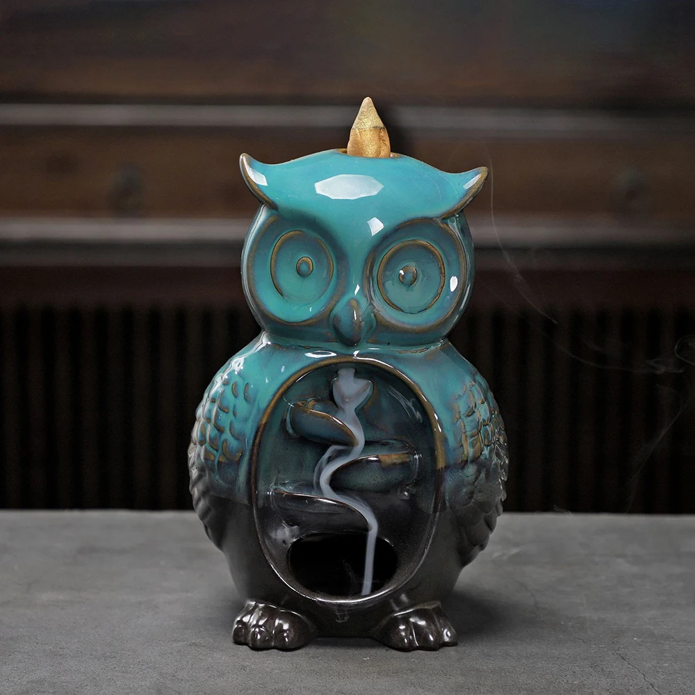 Custom Aromatherapy Arabian Oud Backflow Waterfall Ceramic Incense ...