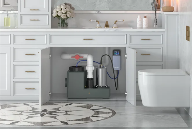 Aizl Toilet Macerator Pump,Kitchen Waste Water Disposal Pump,Sewerage ...