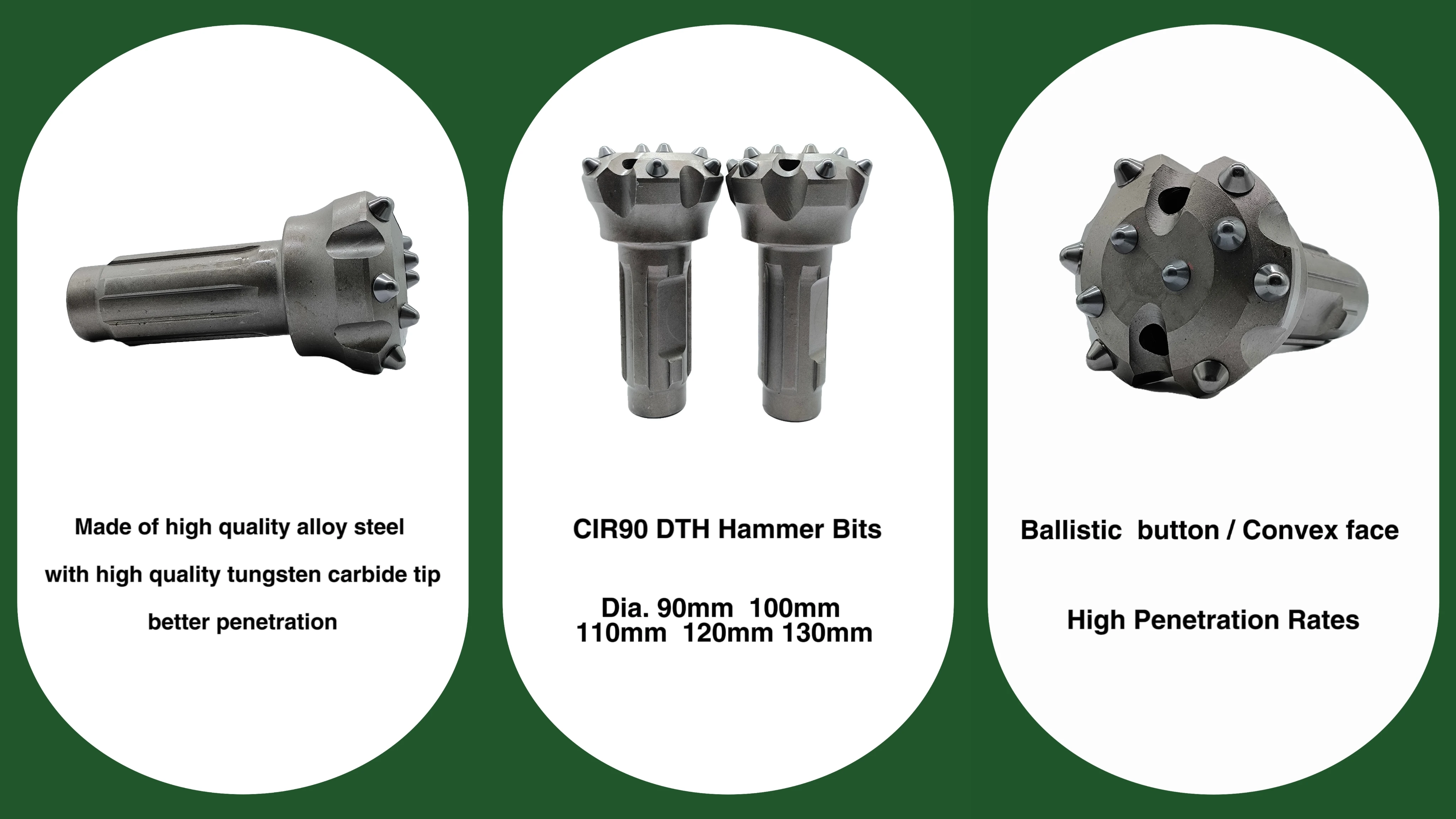 Hammer Drill Bit Gooddrill Borehole Drilling Bits And Hammers - Buy ...