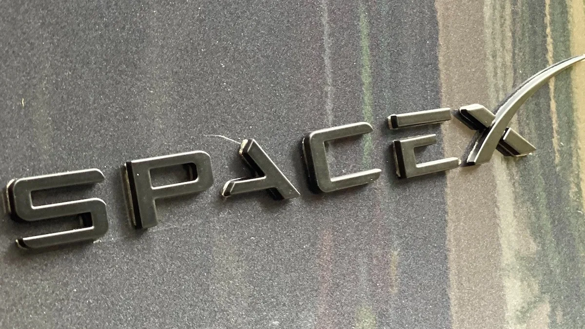 Space X Decals 3d Metal Emblem Sticker Badge Decals For Tesla Model Y 3 ...