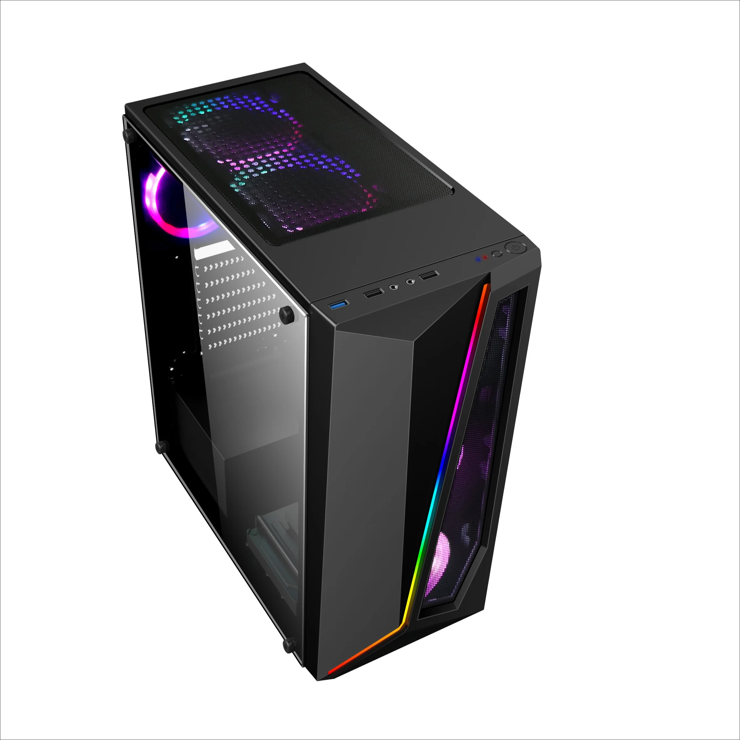 Custom Mid Tower Pc Desk Cpu Case Gaming Pc Case Atx Computer Case ...