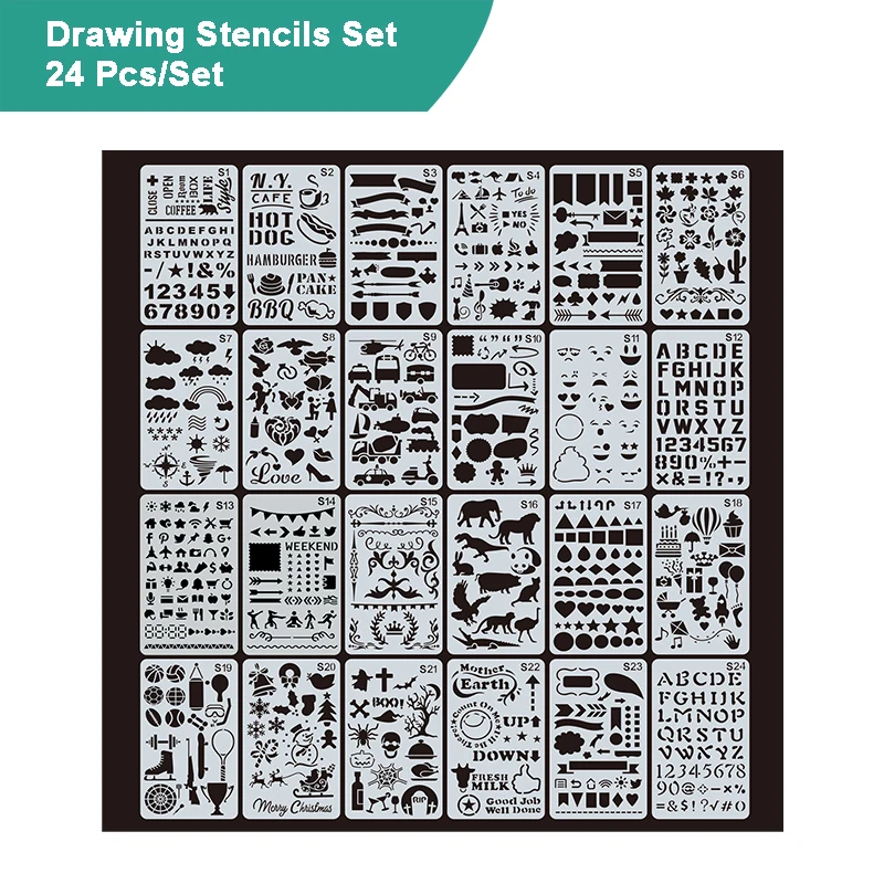 2023 Diy Painting Plastic Custom Shape Art Painting Template Student ...