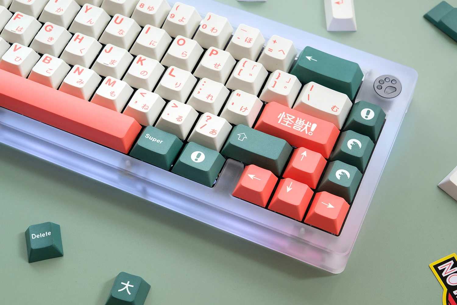 GMK Kaiju Keycaps - Durable PBT Dye Sublimation Set