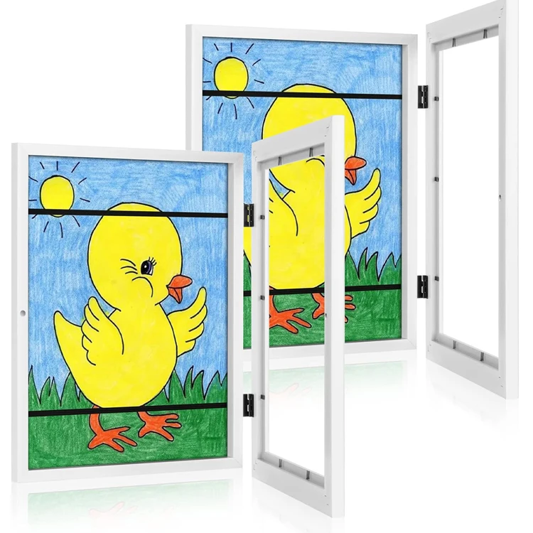 Front Opening Kids Art Frames 8.5x11 A4kids Artwork Frames Changeable ...