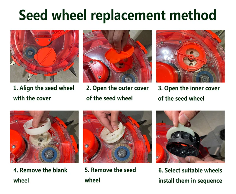 Mini Seeder Rotary Drum Precision Small Seeds Corn Wheat Peanuts Rotary ...