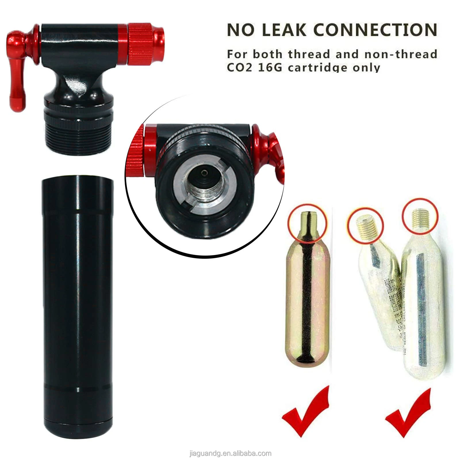 High Quality Mini Model Portable Co2 Inflator Threaded For Presta Valve ...