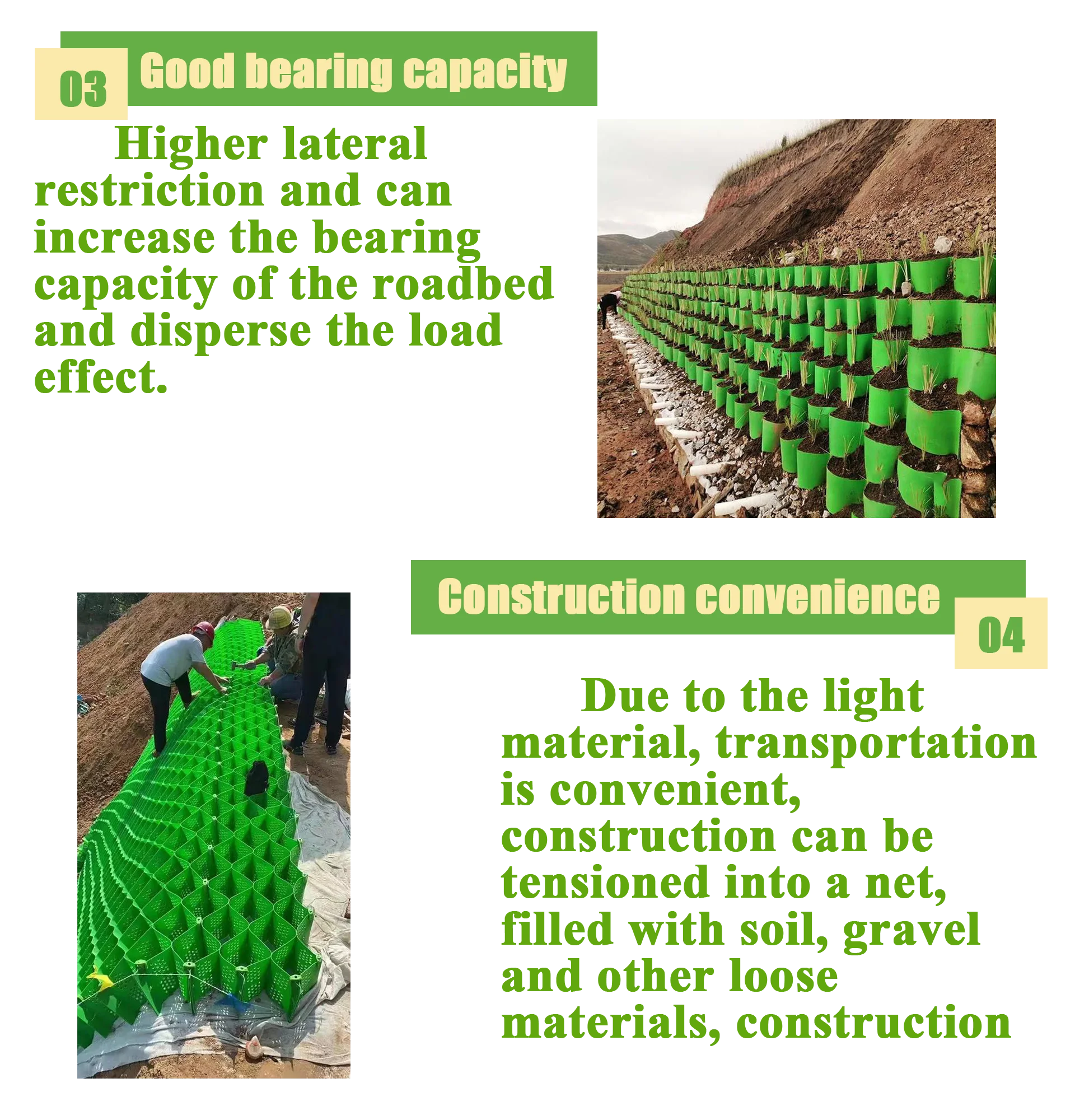 Soil Stabilization with HDPE Geocell - Durable & Efficient