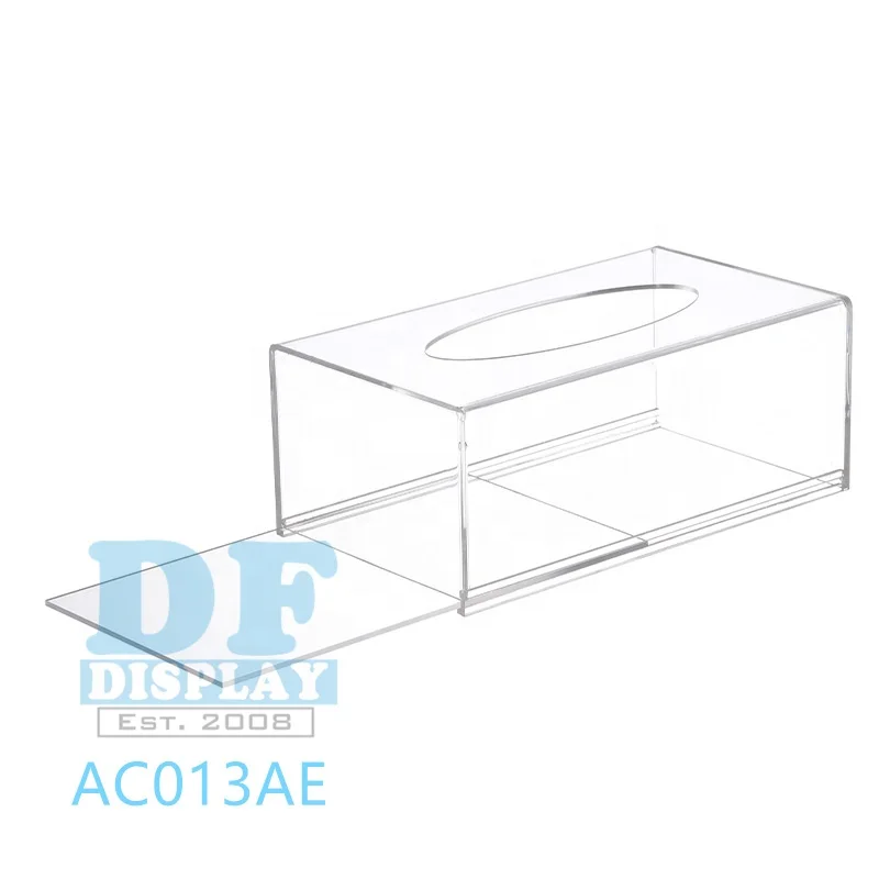 Luxury Crystal Plastic Square Desktop Facial Tissue Box Paper Organizer ...