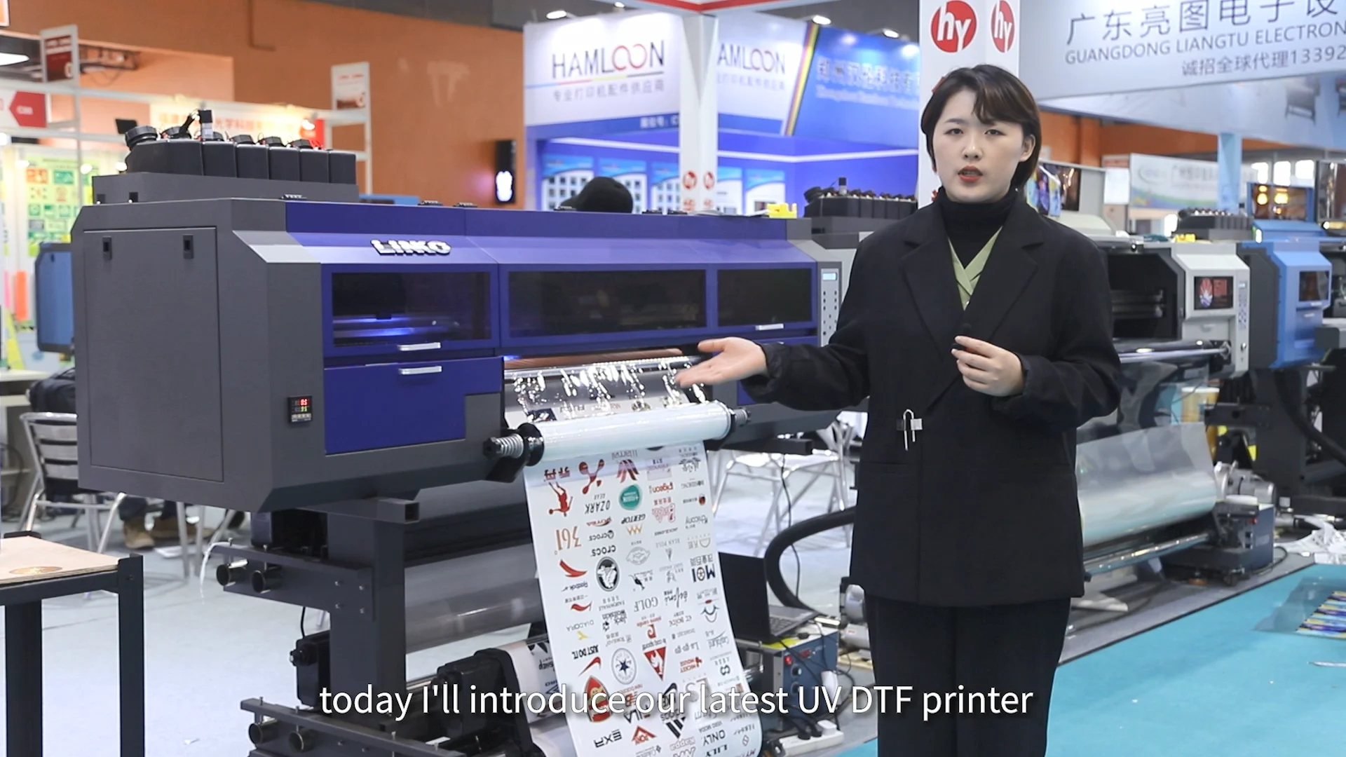 Linko Roll To Roll A2 Uv Dtf Film Sticker Printer 60cm With Laminator Uv Dtf Cup Wrap Transfer ...