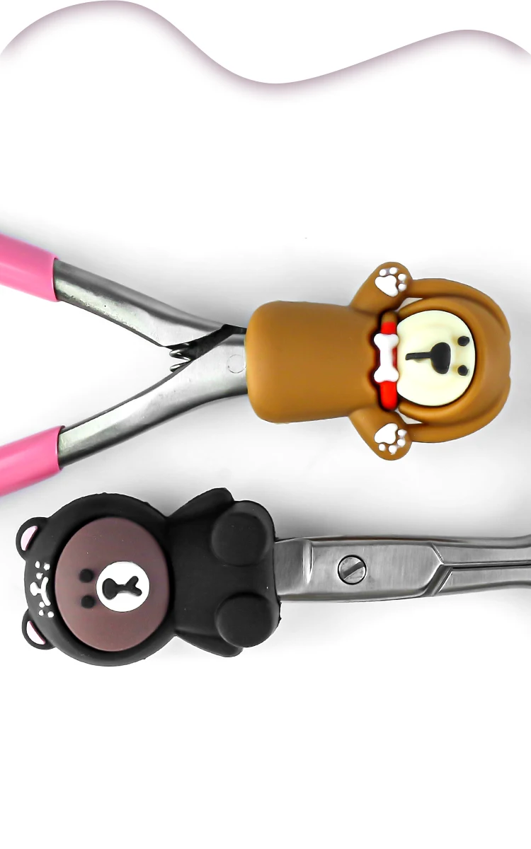 Animals Nipper Protective Cover Sleeve for Nail Cuticle Scissors Dead ...