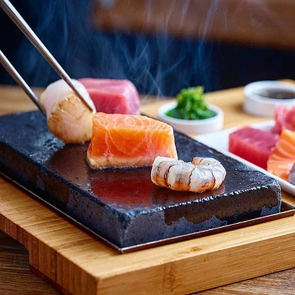 JINXING Lava Steak Plate - Durable & Efficient Cooking