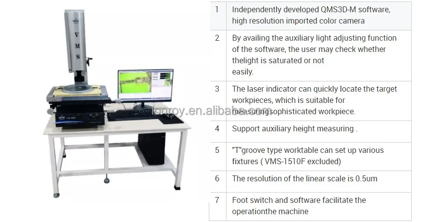 Rational Vms-1510g Vms-2010g Image Dimension Measurement Machine - Buy Image Dimension ...