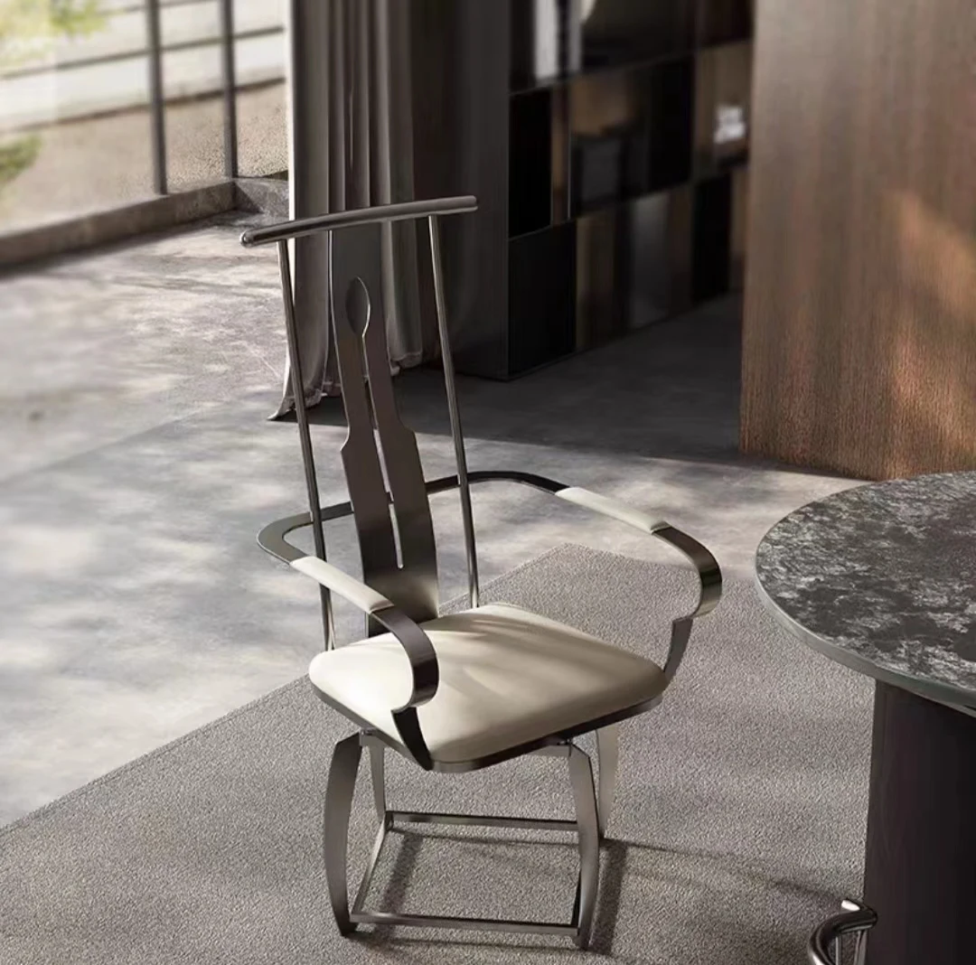 Designer Original Idea Luxury Stainless Steel Rotating Armchair Master ...