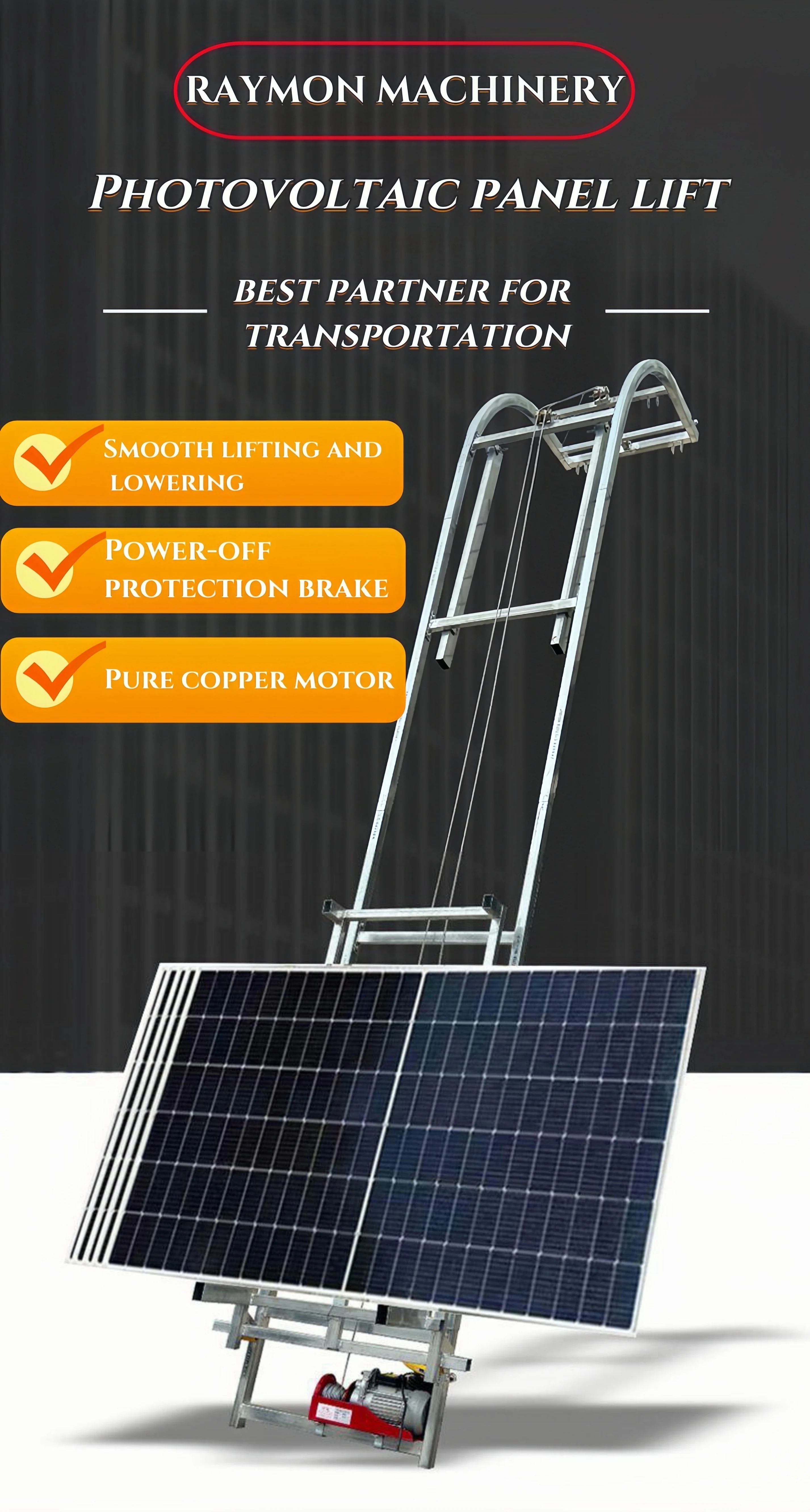 12m Electric Ladder Lift - Portable Construction Hoist & Electric Lift ...