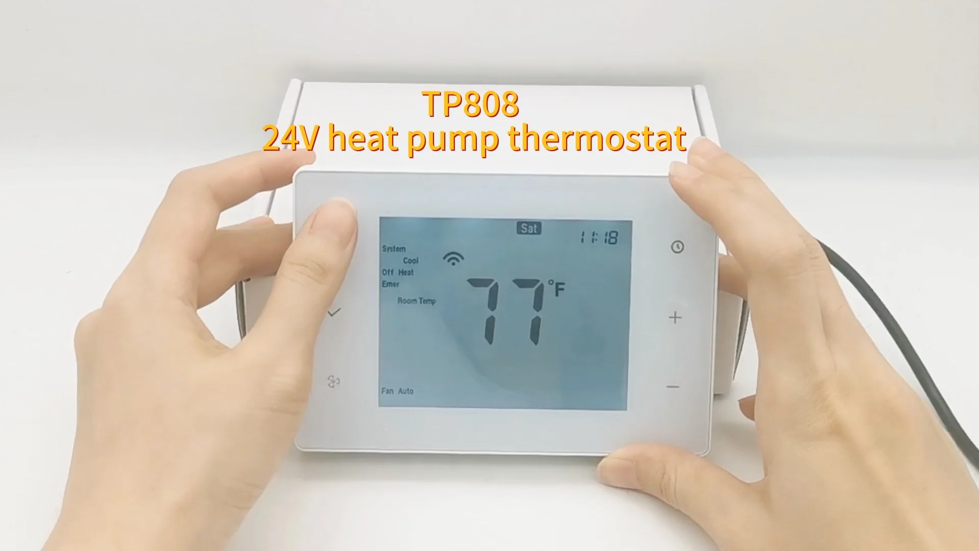 Havc 24v Programmable Smart Room Thermostat Wifi For Heat Pump - Buy ...
