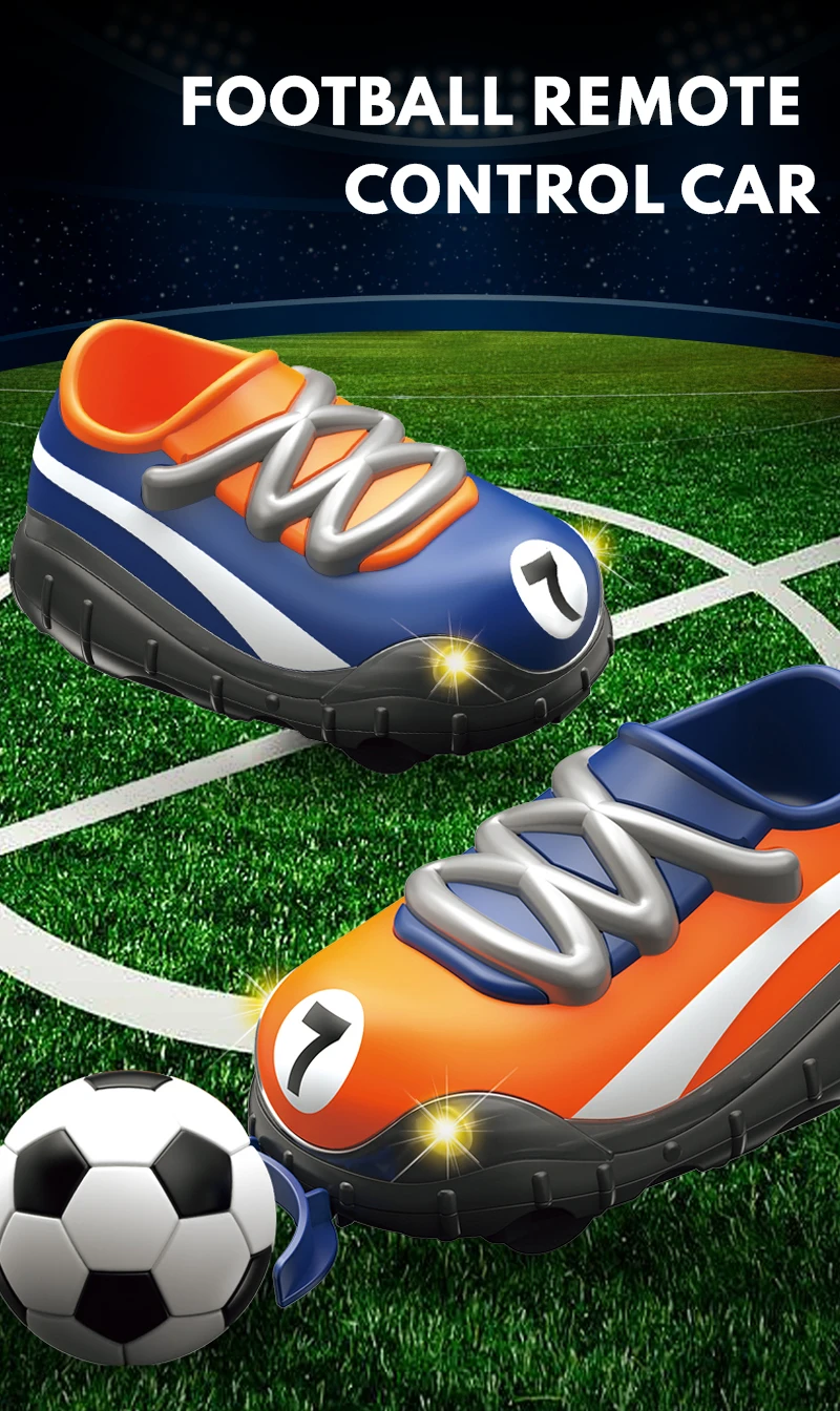 Leemook 2024 Remote Control Football Shoes Children's Toy Rc Soccer ...