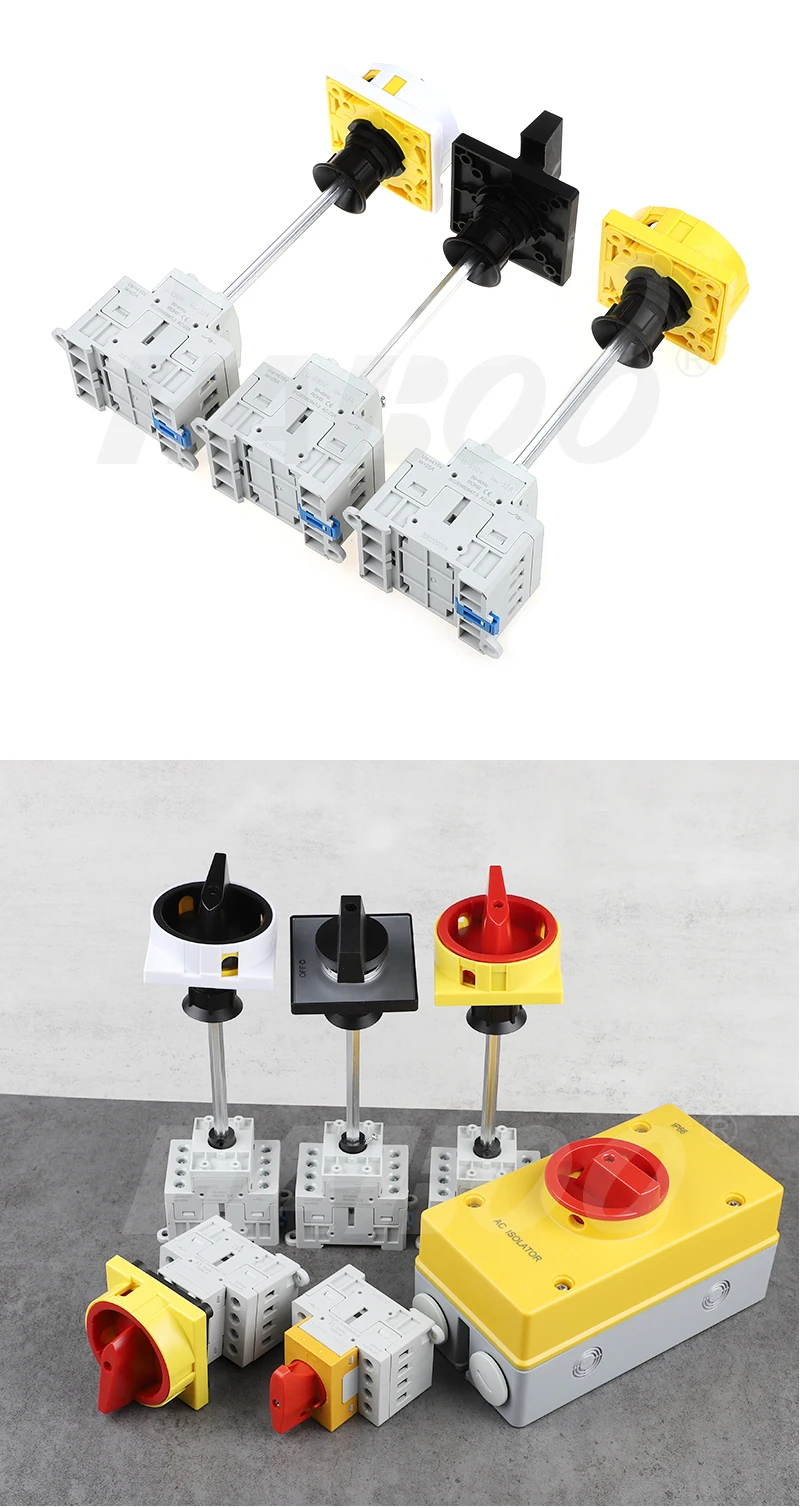 HABOO Isolator Disconnect Switch With Padlock 40A 3P/4P 2 Position On ...