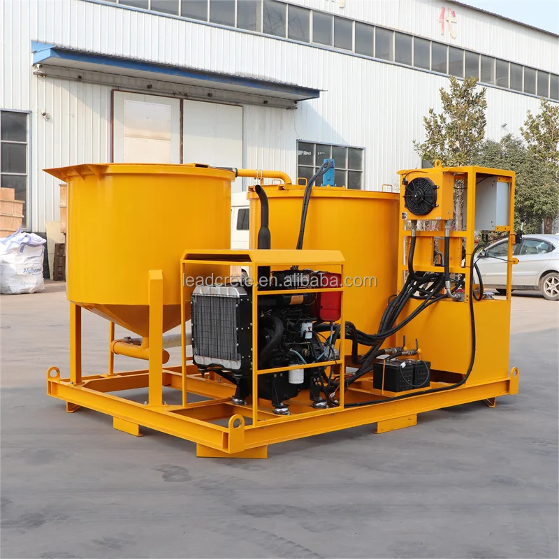 LMA800-1500D Diesel Bentonite Grout Concrete Injection Mixer