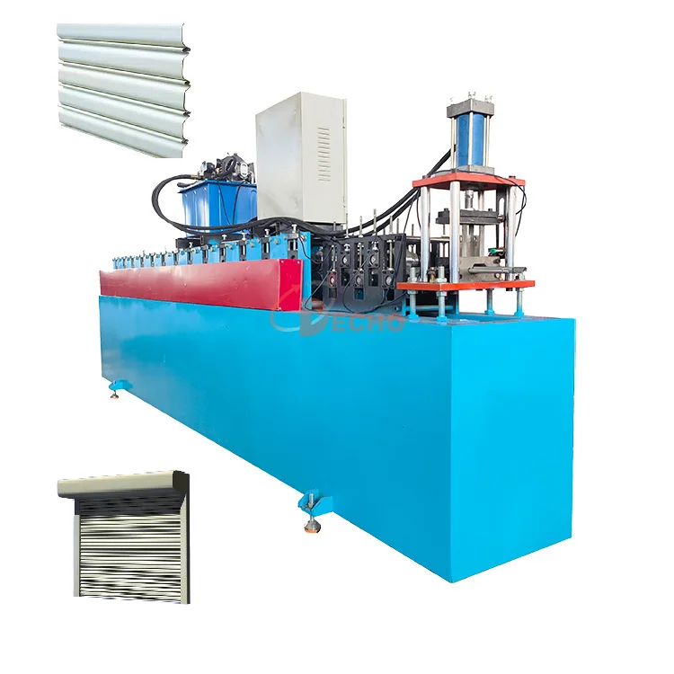 High Quality Fully Automatic Roller Shutter Making Machine Metal Strip Roll Up Rolling Shutter ...