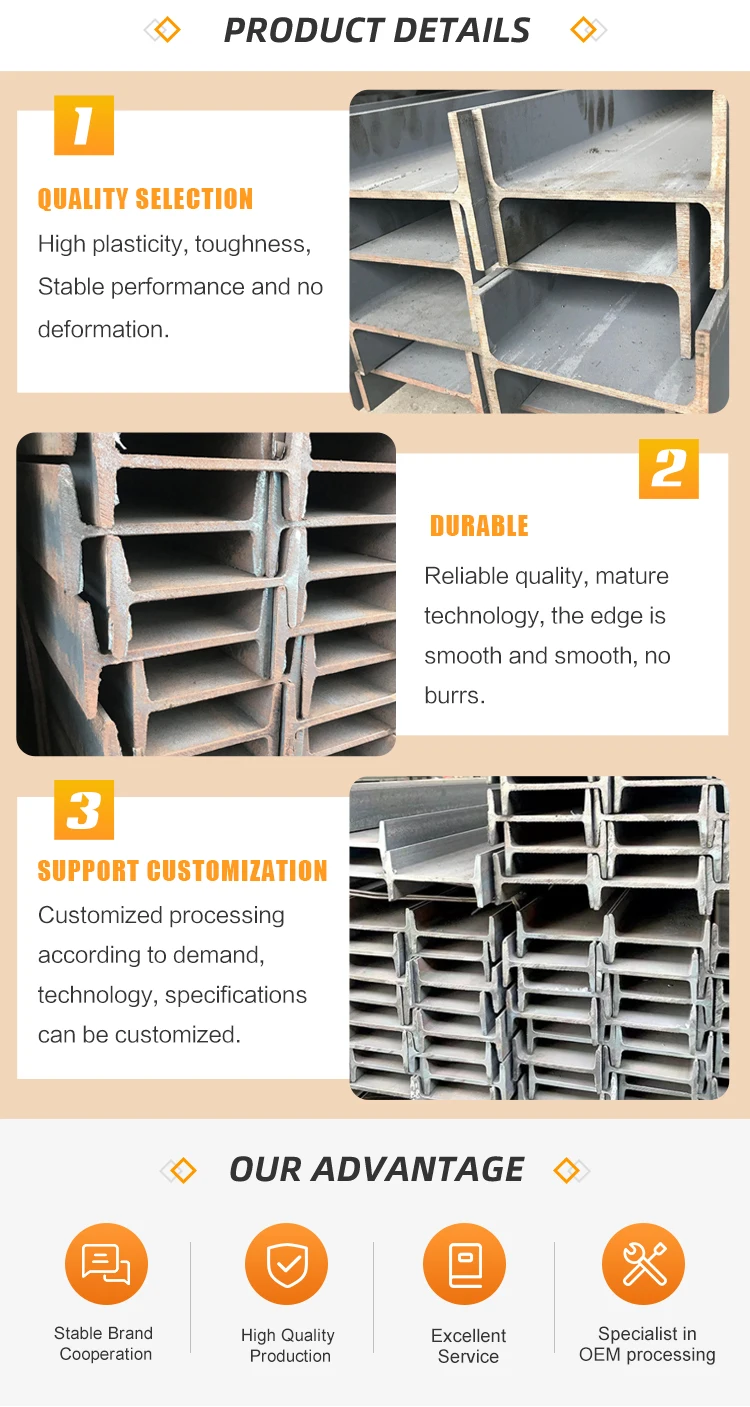 H-beam Channel Steel Beam Astm A36 Carbon Hot Rolled Prime Structural ...