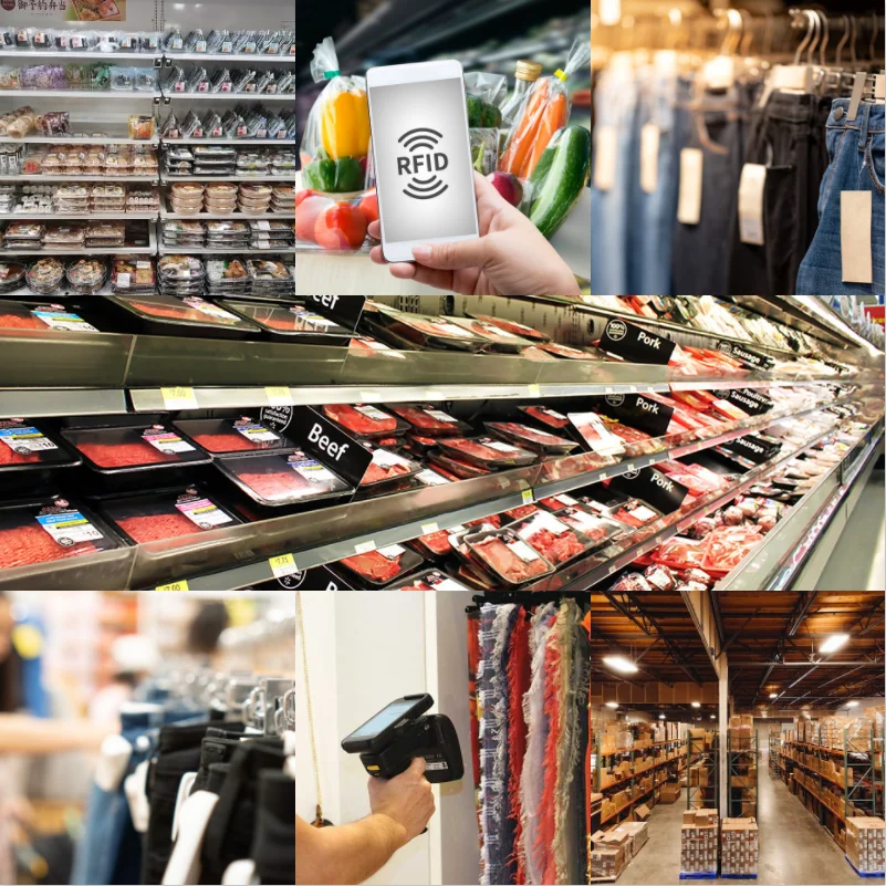 Uhf Arc Rfid Sticker Supermarket Retail Label Printable Customized Uhf ...