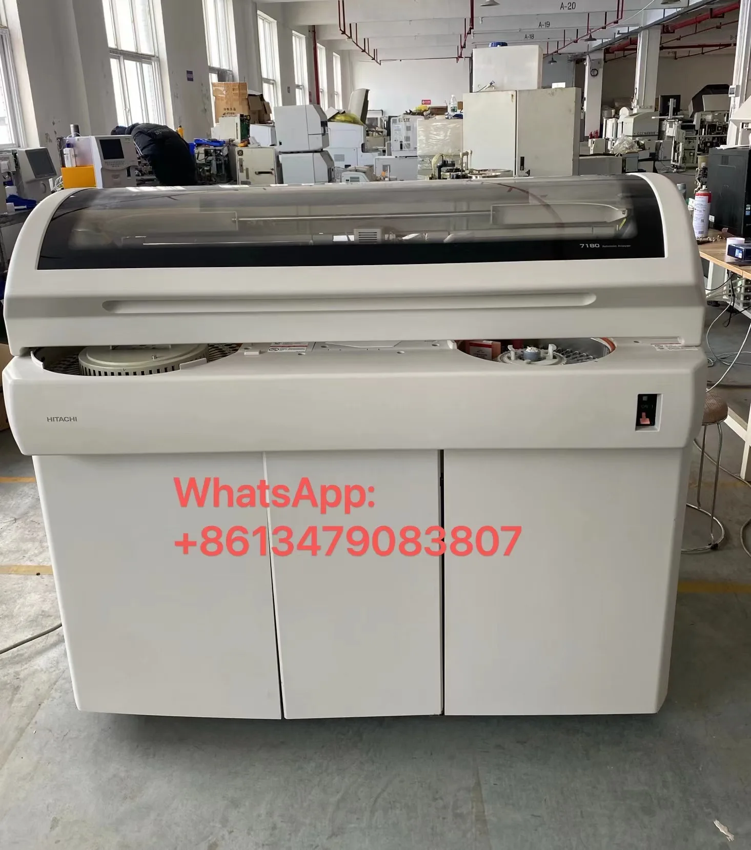 Used Hitachi 7180 Automatic chemistry Analyzer 80% new good working ...