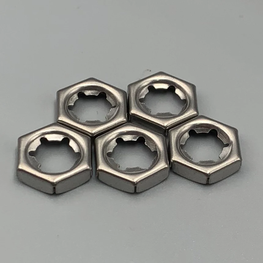 DIN7967 SS304 SS316 Self Locking Nuts - Anti-loosening