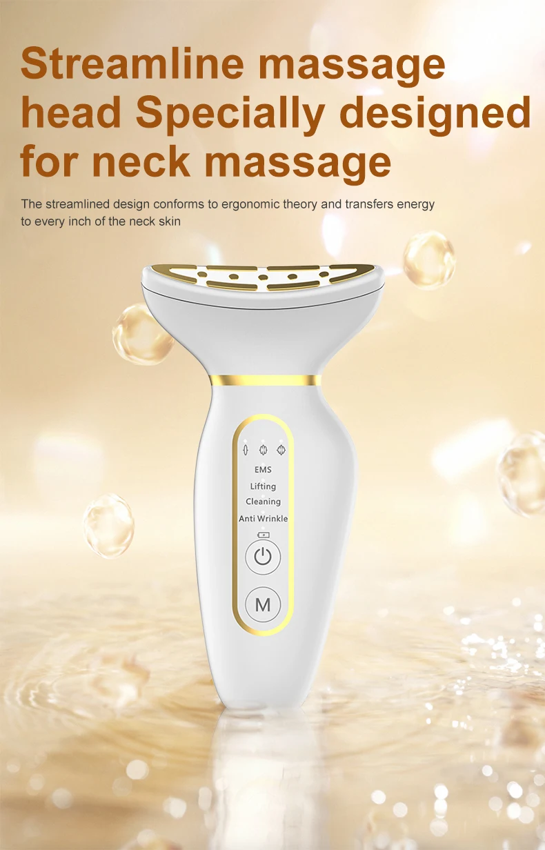 Beauty Skin Anti Wrinkle Eye Face Neck 3D V-Shape Lifting Microcurrent ...