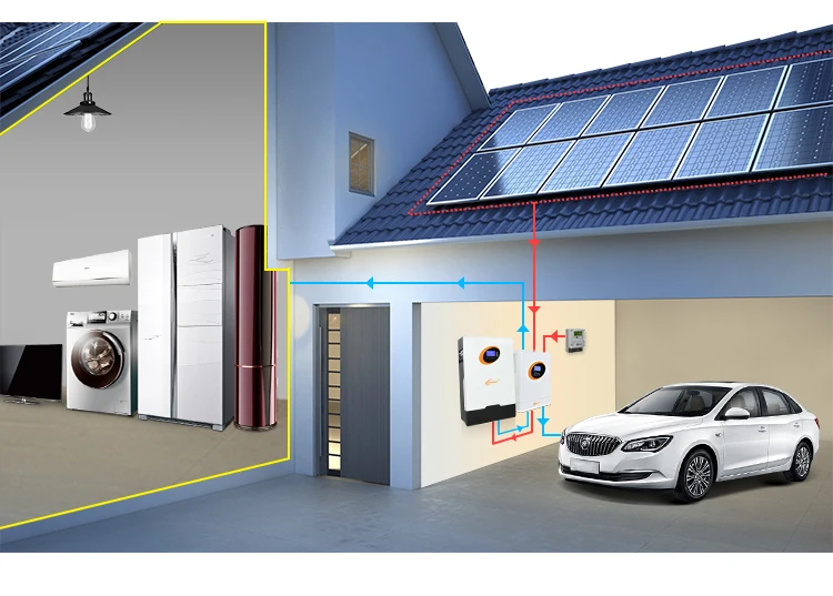 JSDSOLAR 10KW off Grid Hybrid Solar Power System for Home