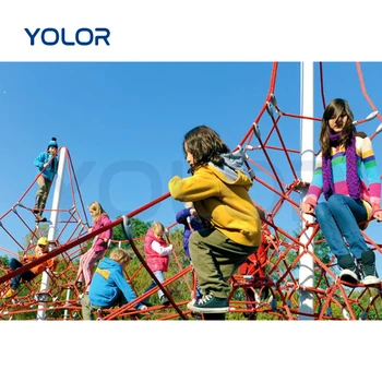 Playground Climbing Rope Nets Kids 2 Ton Round Outside Park Outdoor ...