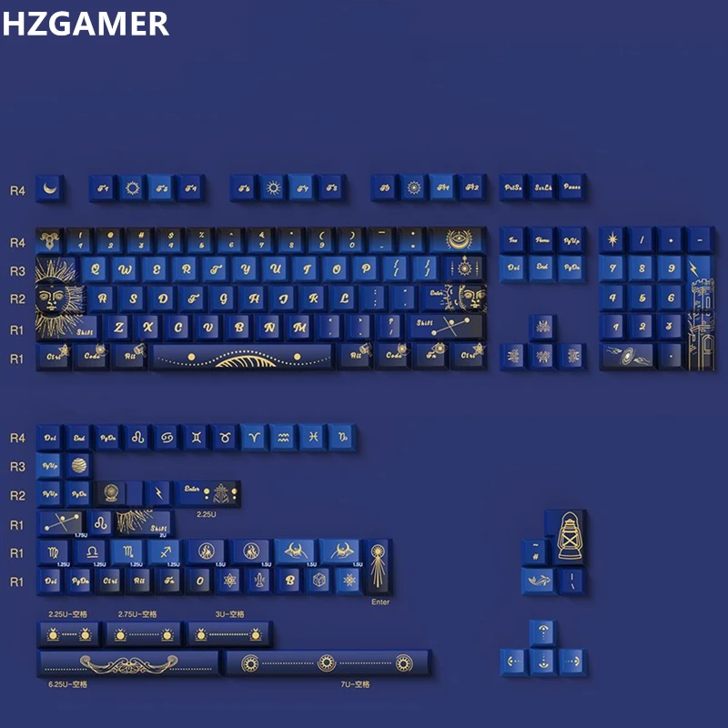HZGAMER Factory Sublimation Keycap Mechanical Keyboard Custom Dye Sub ...