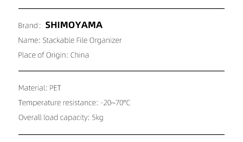 SHIMOYAMA Plastic Desktop Make up Storage Box Container Desktop Dresser Sundries Storage Box ...