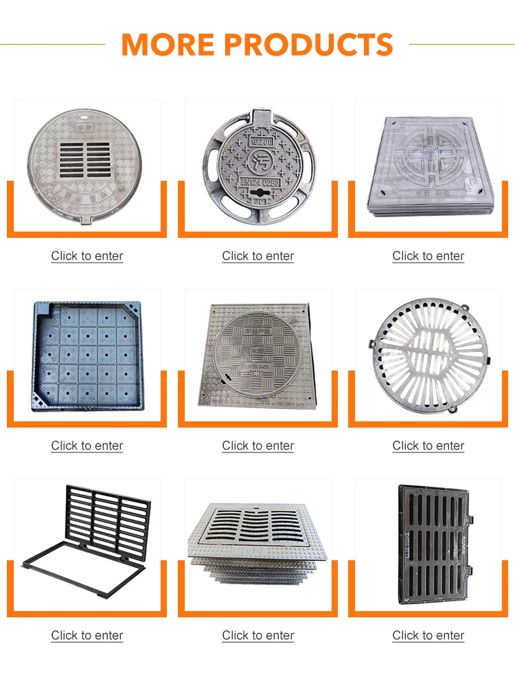 Ductile Iron Rainwater Ditch Cover Plate - Durable & Customizable