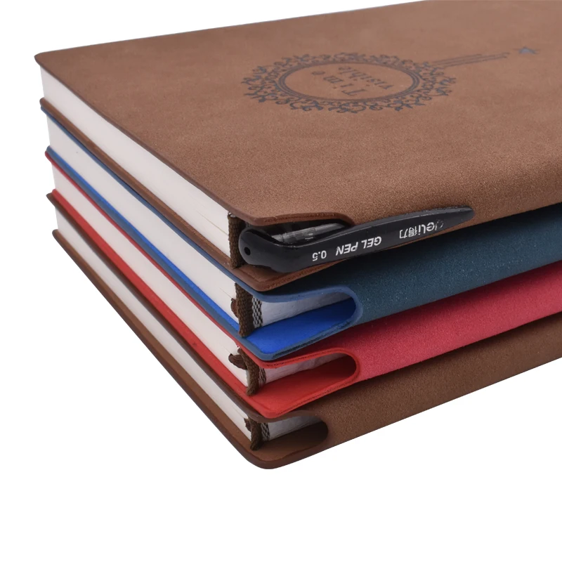 Custom Logo A5 Hardcover Travel Notebook Binder Journal