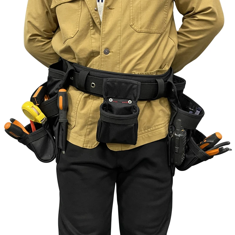 VUINO 11 Pocket Heavy Duty Bricklayer Tool Belt - Durable & Waterproof